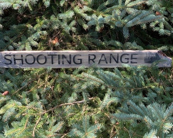 Shooting Range Sign - Etsy