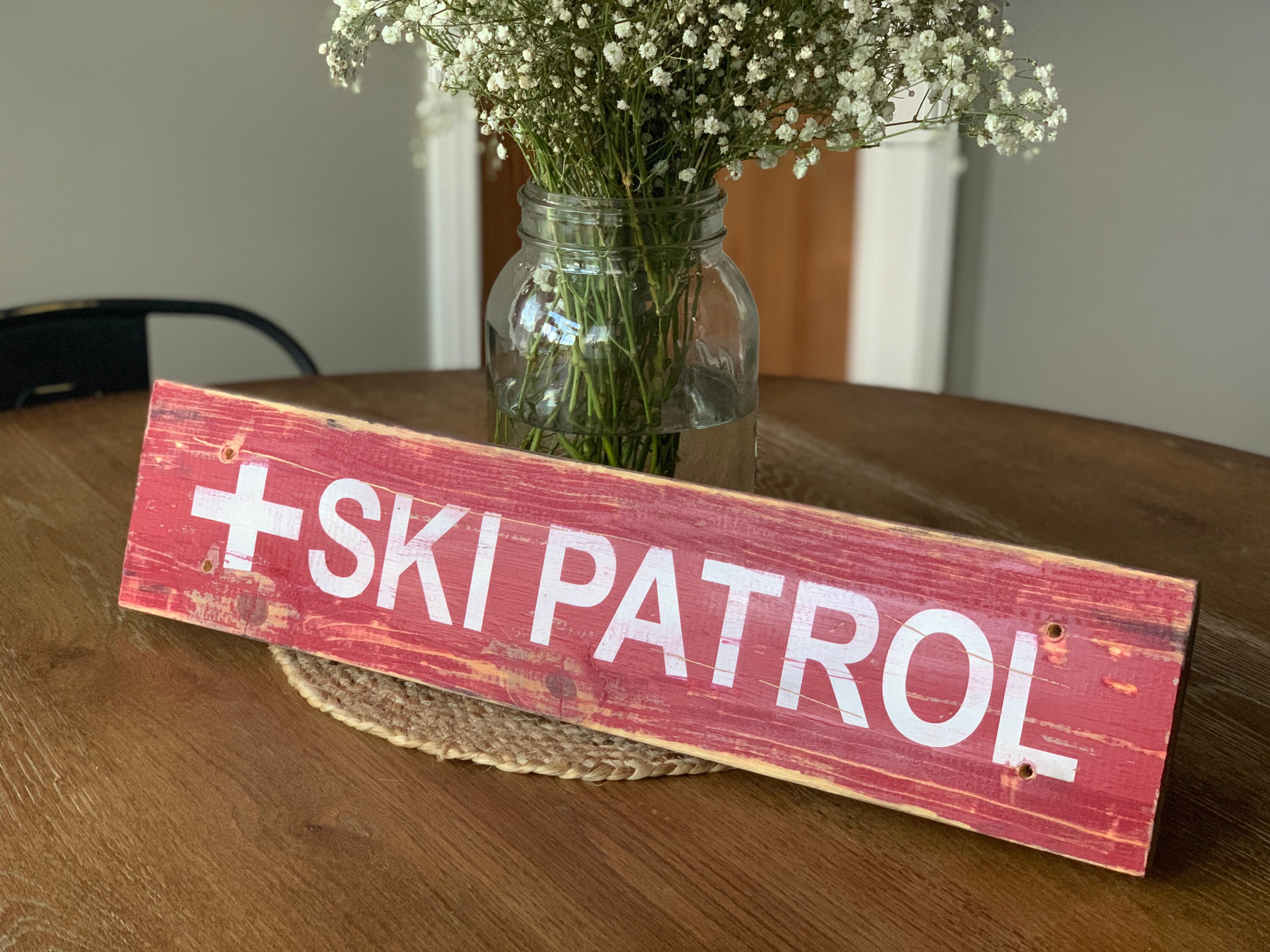 Rustic Ski Patrol Sign - Etsy