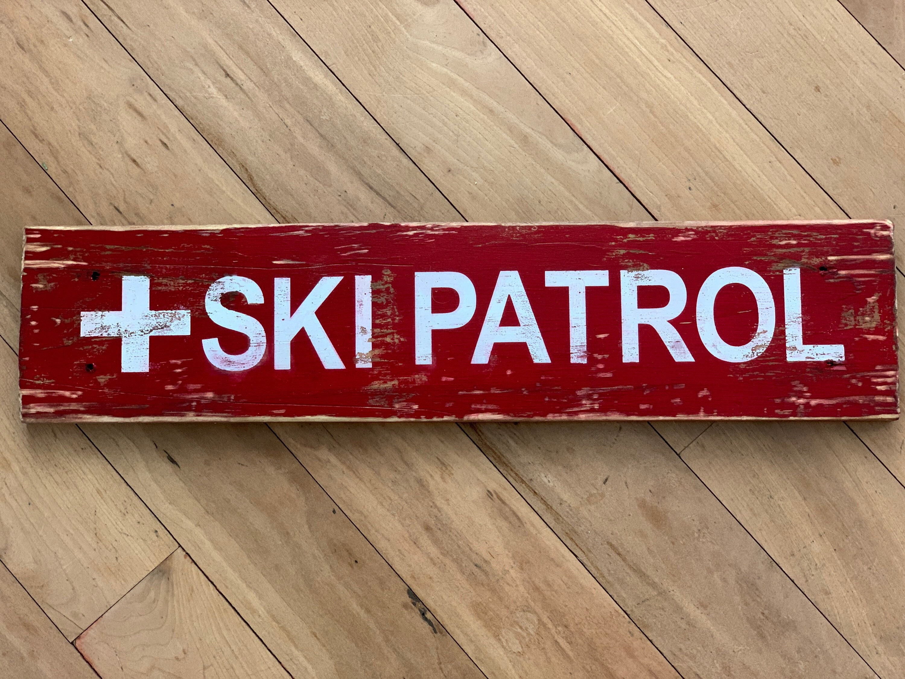 Rustic Ski Patrol Sign - Etsy