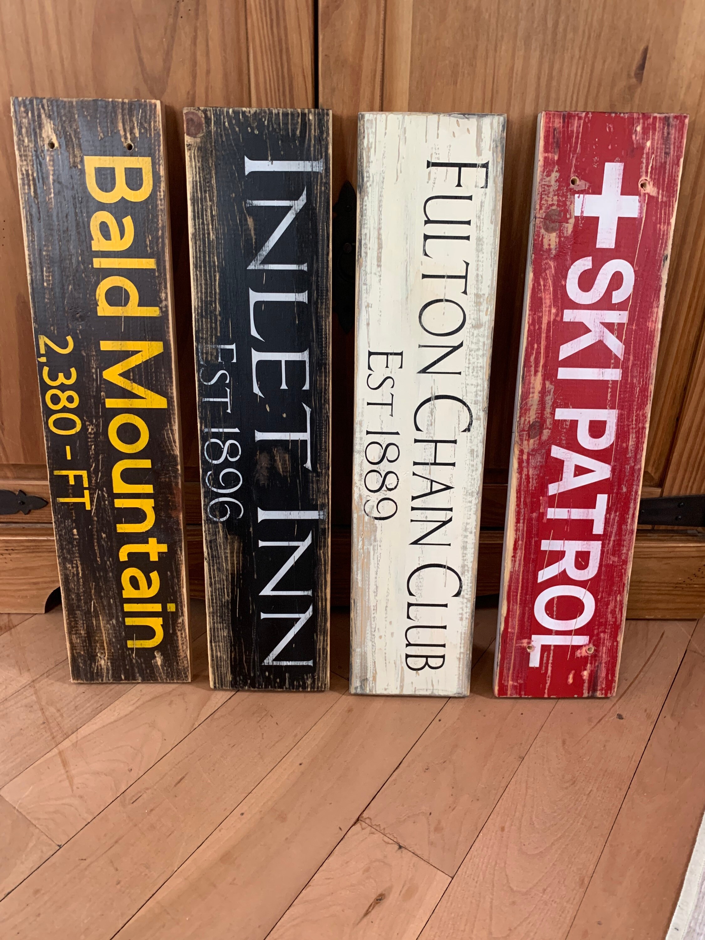 Rustic Ski Patrol Sign - Etsy