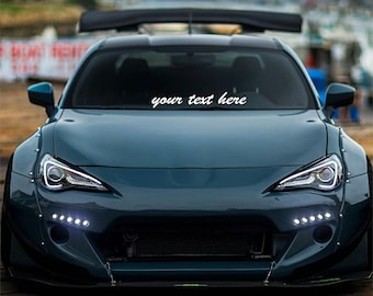 Custom Windshield Banner - Etsy