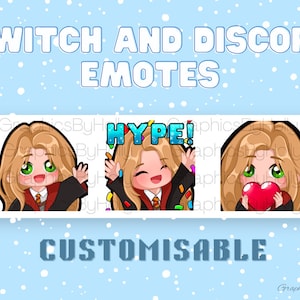 CUSTOMISABLE* Harry Potter Emotes - Hogwarts Legacy - Choose Your House ...
