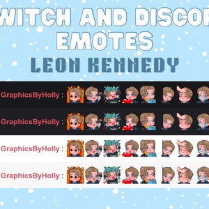 Leon Kennedy Emotes (8) | Instant Download | Resident Evil | Dead by ...