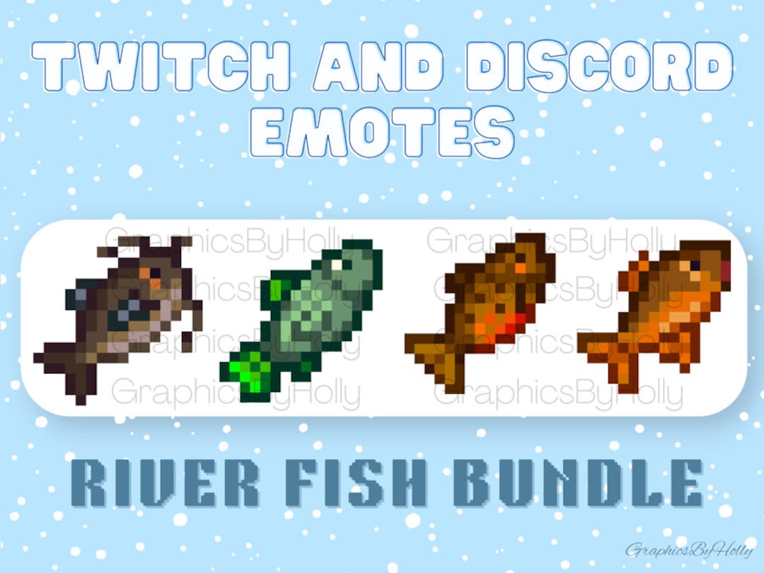 River Fish Bundle - Stardew Valley - Instant Digital Download - Twitch ...