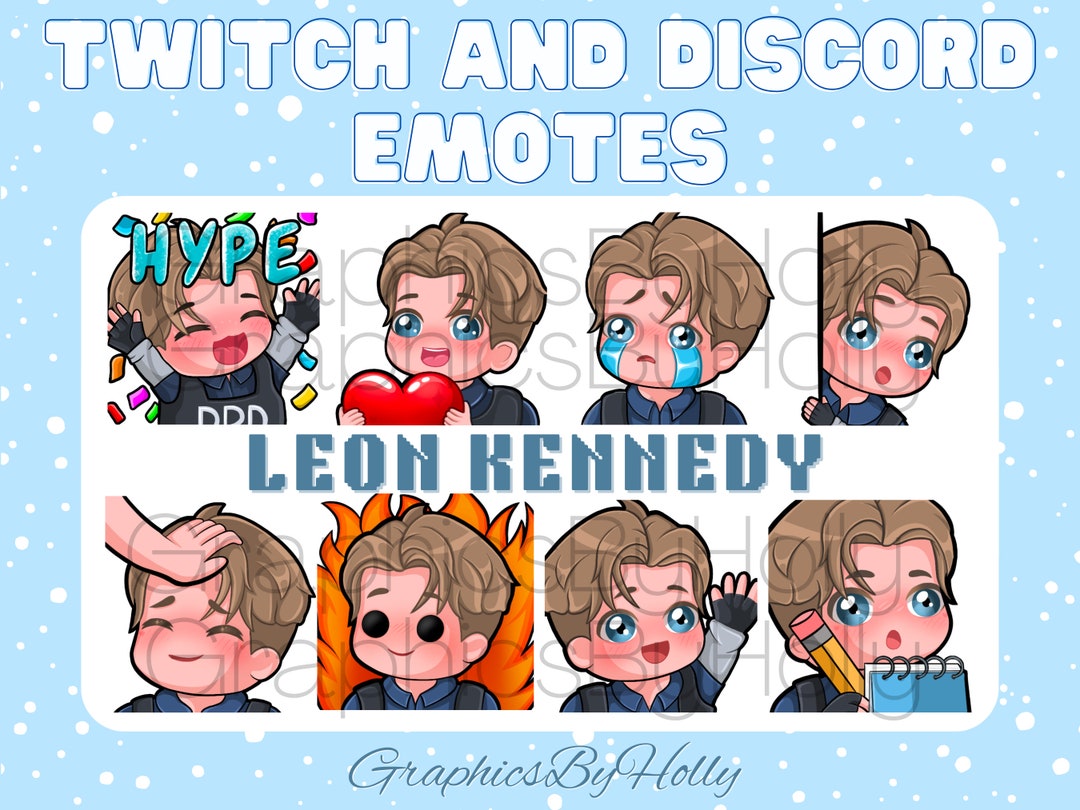 Leon Kennedy Emotes (8) | Instant Download | Resident Evil | Dead by ...