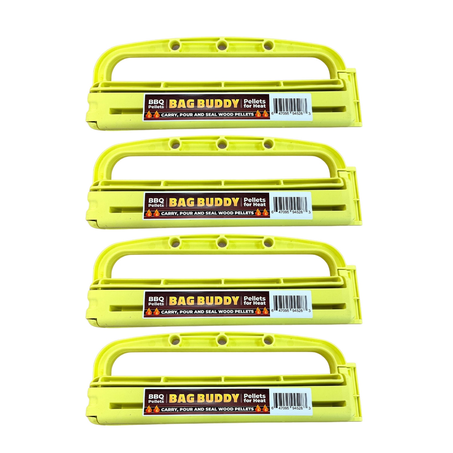 Bbqpelletsonline Bag Buddy yellow Extra Large Heavy Duty Bag Clip With ...
