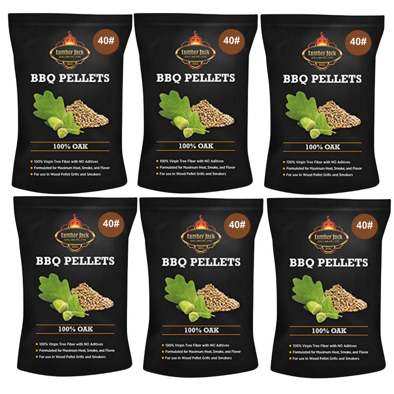 Lumber Jack 100% Oak BBQ Smoker Pellets- 10# to 240# - Etsy
