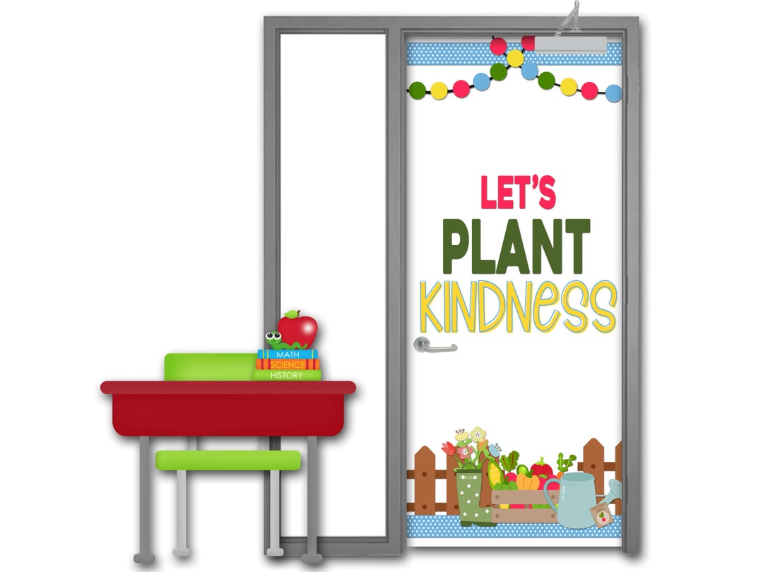 Spring Door Decoration Kit, April Door Decoration Kit, Lets Plant ...