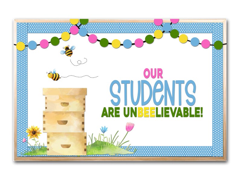 Classroom Bulletin Board Kit Spring Bulletin Board Our Etsy