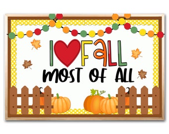 Pastel Ghost Happy Halloween Bulletin Board Kit Fall - Etsy