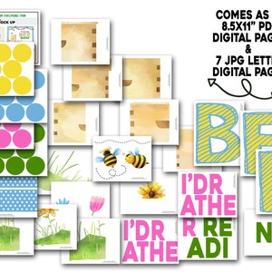 Library Bulletin Board Kit, Spring Library Bulletin Board, I'd Rather ...