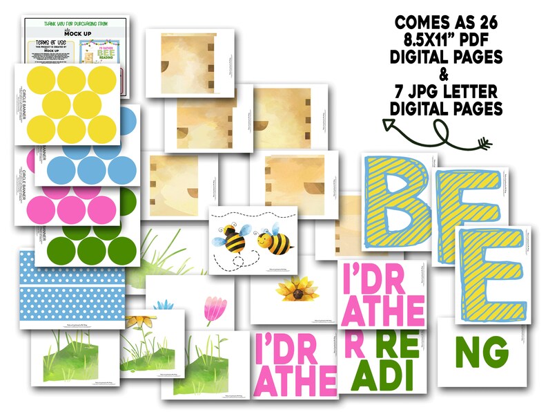 Library Bulletin Board Kit Spring Library Bulletin Board - Etsy