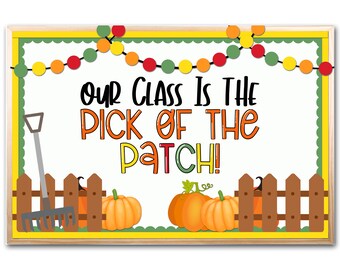 Fall Thanksgiving Bulletin Board Kit Fall Bulletin Board - Etsy