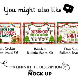 Christmas Bulletin Board Kit, Holiday Bulletin Board, Christmas ...