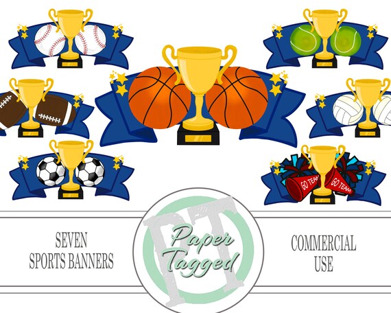Go Team Banner Clip Art