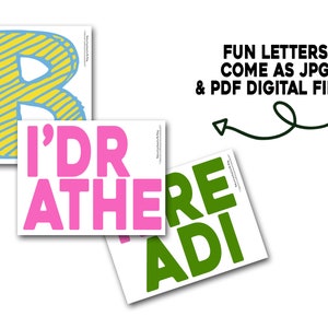 Library Bulletin Board Kit, Spring Library Bulletin Board, I'd Rather ...