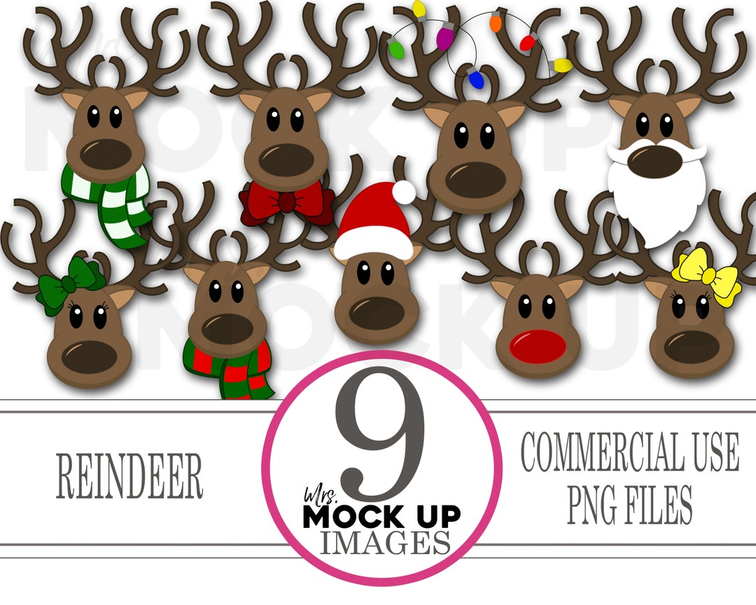 Reindeer Clip Art, Reindeer Friends Clip Art, PNG, Transparent ...