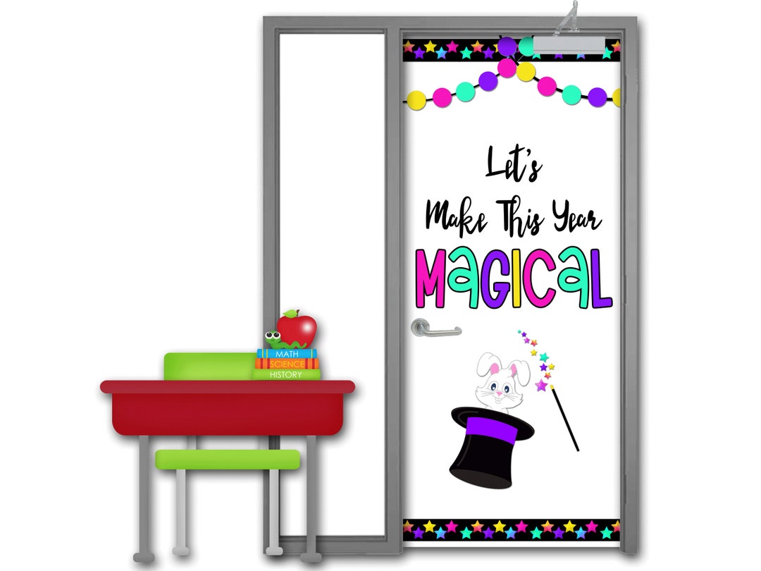 New Year School Class Door Kit, New Year Let's Make This Year Magical ...