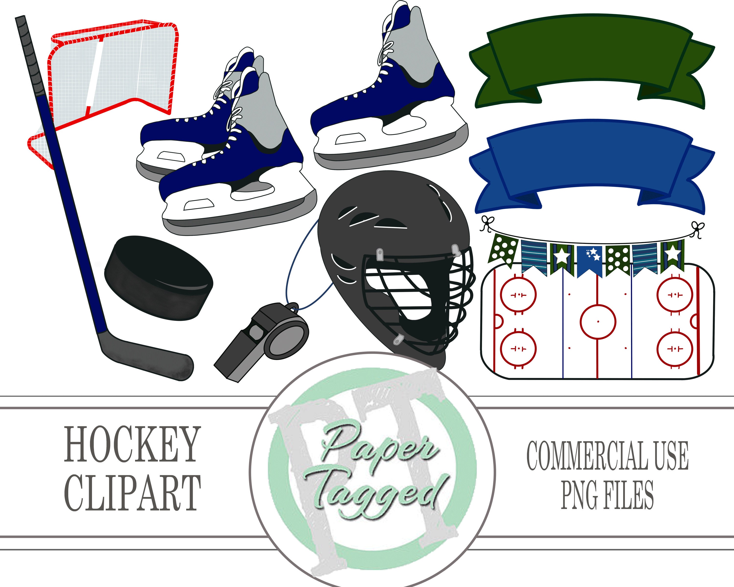 Hockey Equipment Clip Art