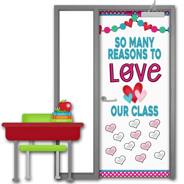 Valentine Door Decor - Etsy