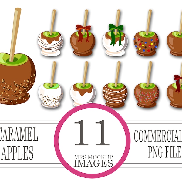 Apple Clipart - Etsy