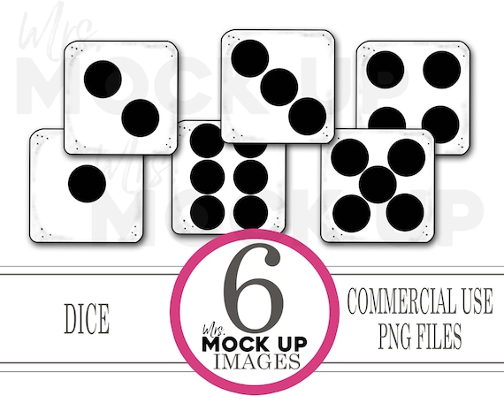 Dice Clip Art Dice Face Clip Art PNG Transparent - Etsy UK