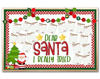 Christmas Bulletin Board - Etsy