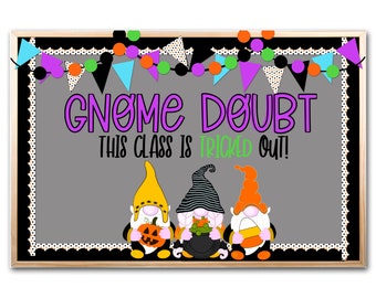 Pastel Ghost Happy Halloween Bulletin Board Kit Fall - Etsy