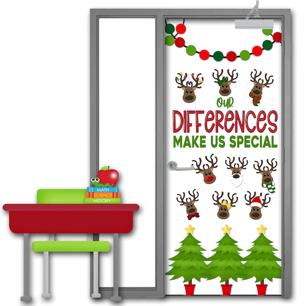 Classroom Door Decorations for Christmas - Etsy