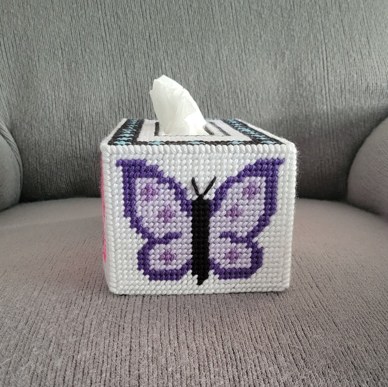Butterfly Tissue Box Cover/butterfly Tissue Box Topper - Etsy
