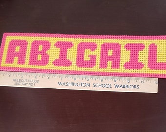 Plastic Canvas Sign - Etsy