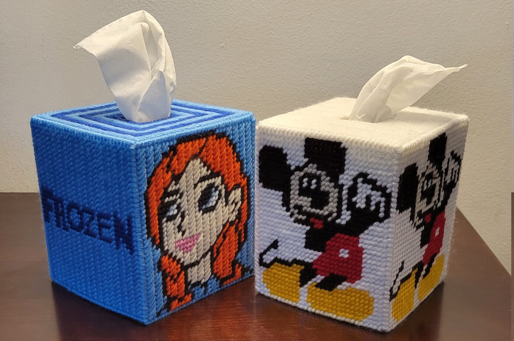 Disney Tissue Box Cover/frozen Tissue Box Cover/mickey Mouse - Etsy