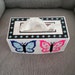 Butterfly Tissue Box Cover/butterfly Tissue Box Topper - Etsy