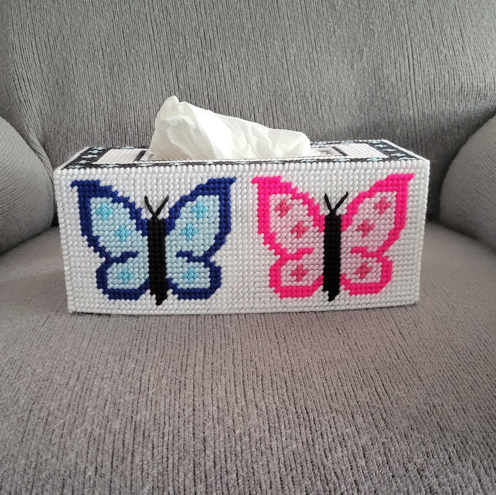 Butterfly Tissue Box Cover/butterfly Tissue Box Topper - Etsy