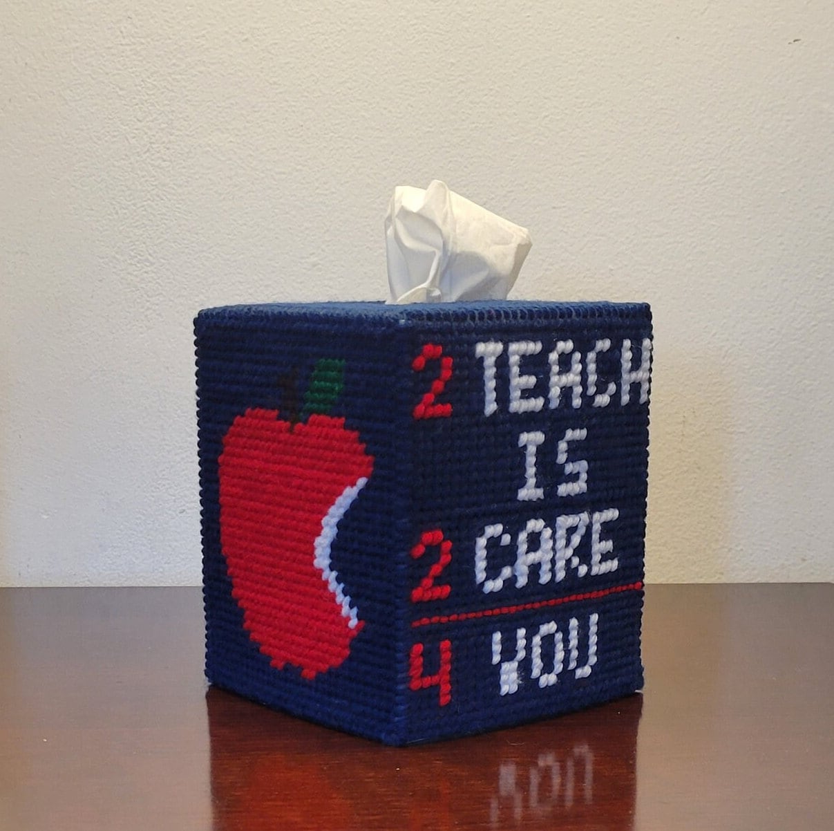 Teacher Tissue Box Cover/teacher Tissue Box Topper/school Tissue Box ...