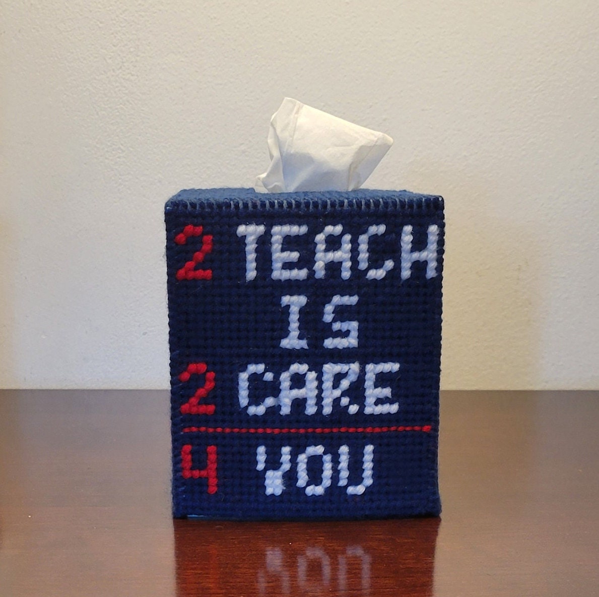 Teacher Tissue Box Cover/teacher Tissue Box Topper/school Tissue Box ...