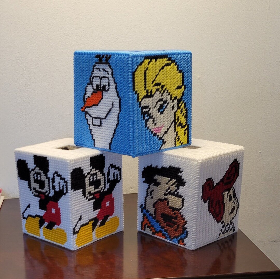 Disney Tissue Box Cover/frozen Tissue Box Cover/mickey Mouse Tissue Box ...