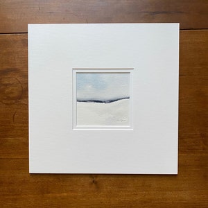 Original Watercolor Painting, "in Winter No.1", Abstract, Artwork by ...