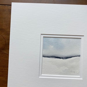 Original Watercolor Painting, in Winter No.1, Abstract, Artwork by ...