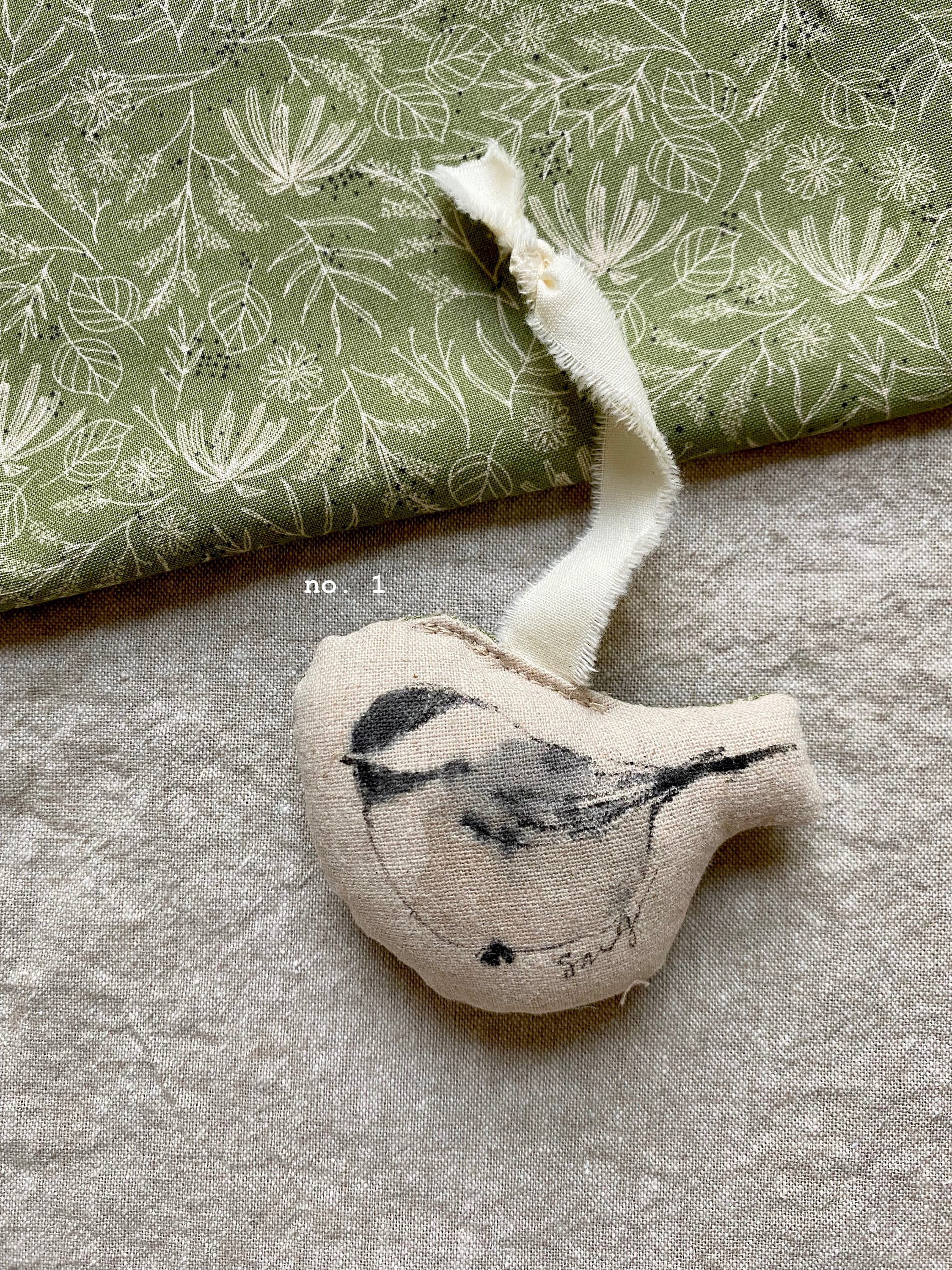 Heirloom Christmas Ornaments, Hand Painted, CHICKADEES, Original ...