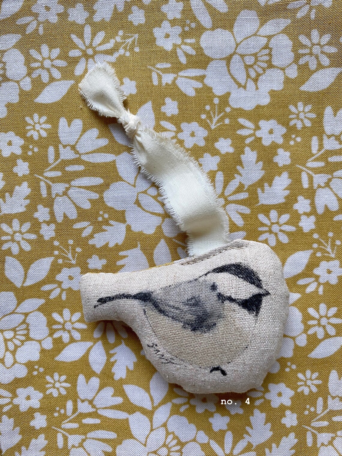 Heirloom Christmas Ornaments, Hand Painted, CHICKADEES, Original ...