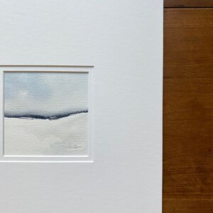 Original Watercolor Painting, "in Winter No.1", Abstract, Artwork by ...