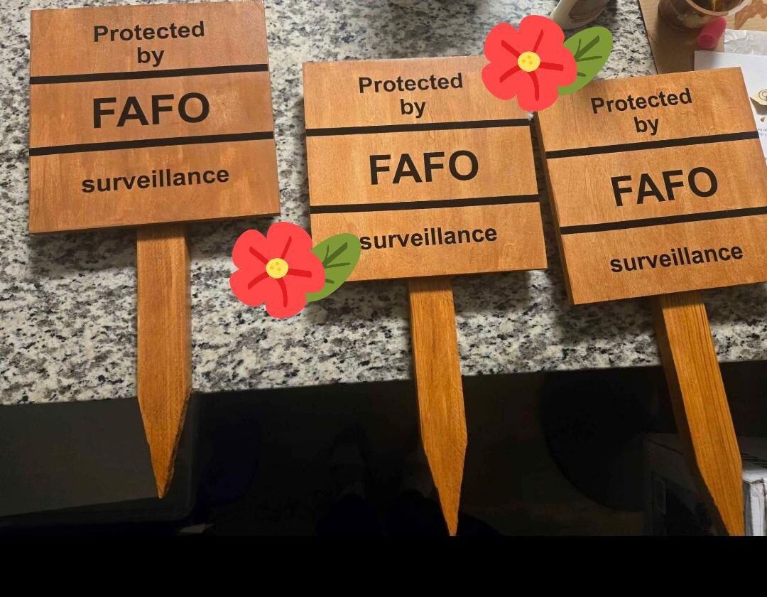 FAFO Indoor/outdoor Sign - Etsy