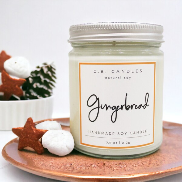 Gingerbread Candles - Etsy