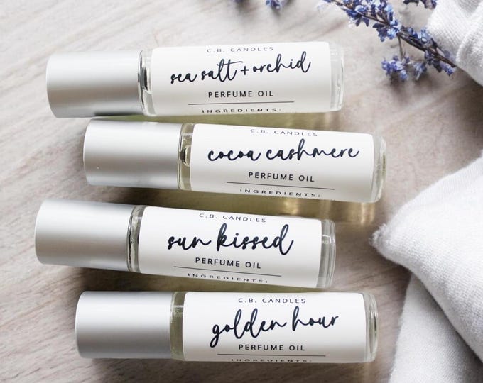 Rollerball // Perfume Roller // Perfume Roll on // Choose Your Scent ...