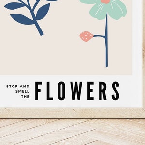 PRINTABLE FLOWERS POSTER, Wild Flowers Print, Printable Nursery Poster ...