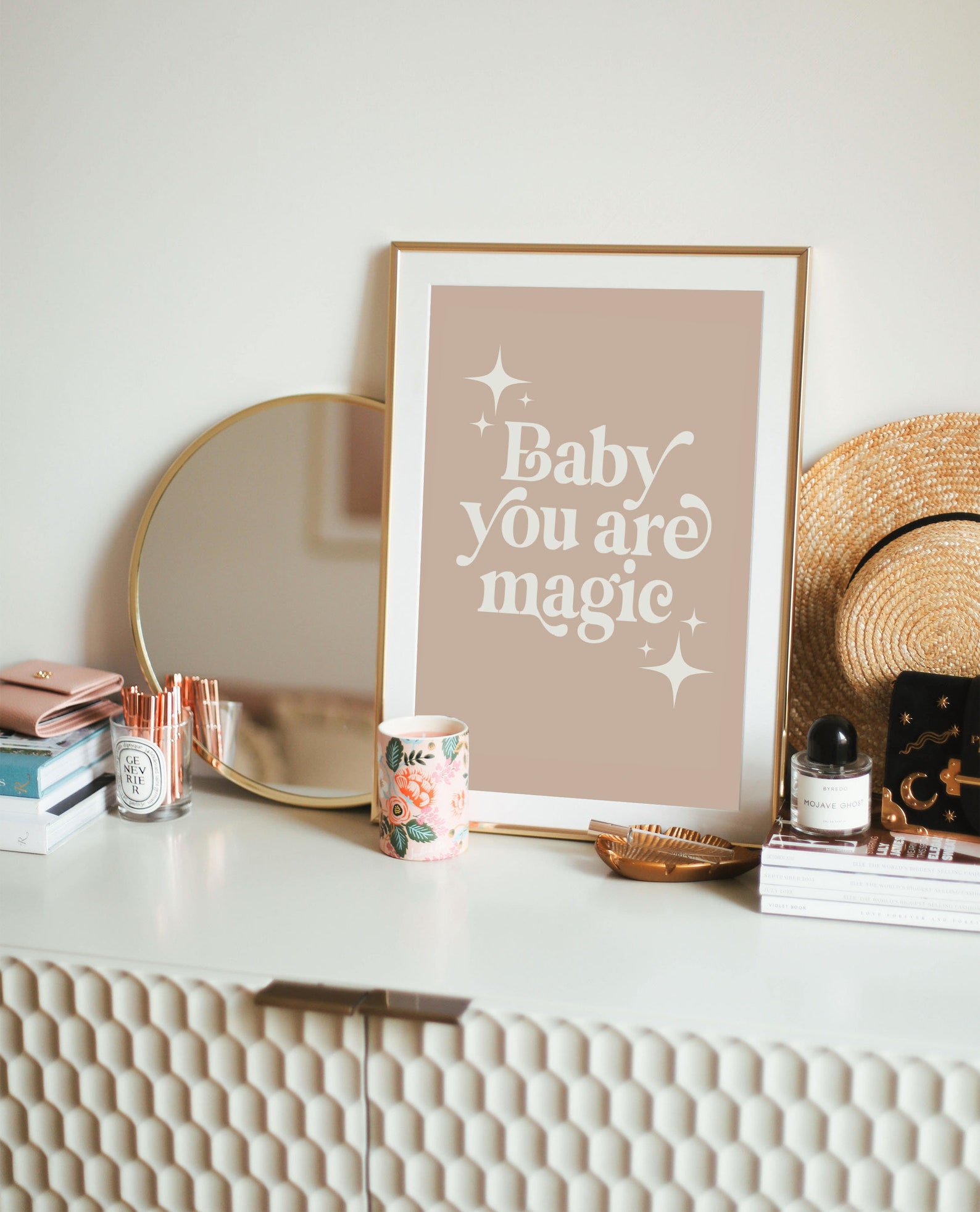 PRINTABLE POSTER, Baby You Are Magic Poster, Printable Nursery Decor ...