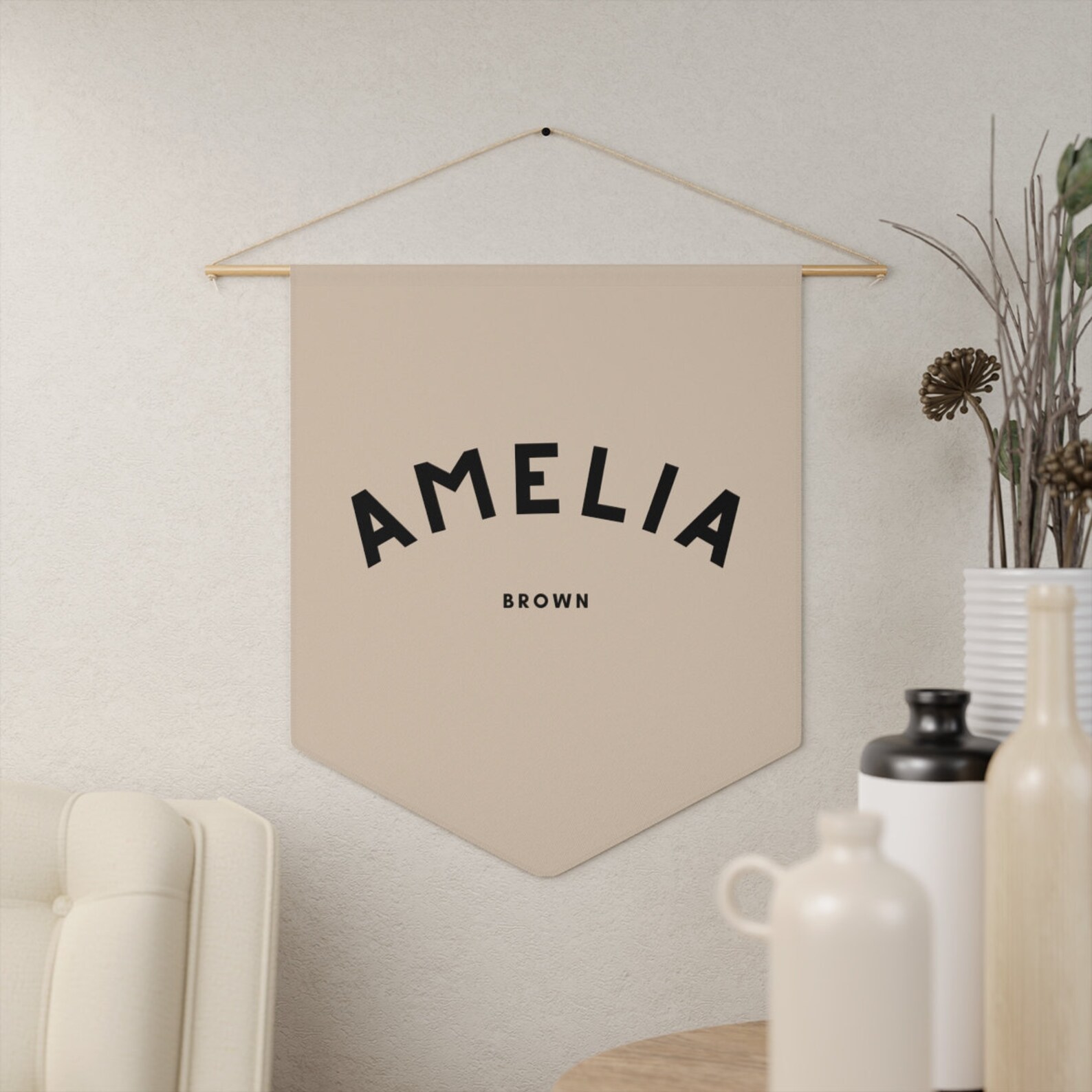 Custom Name Flag Name Wall Banner Kids Room Decor - Etsy