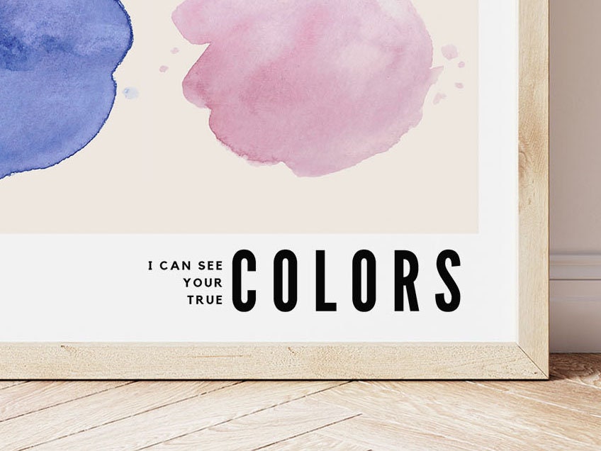 PRINTABLE COLORS POSTER, Colors Print, Educational Print, Printable ...