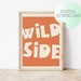 PRINTABLE Wild Side POSTER Wild Kids Print Rust Kids Room - Etsy